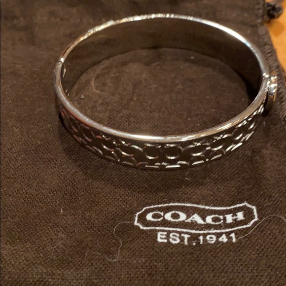 Coach | Jewelry | Coach Silver Bangle | Poshmark